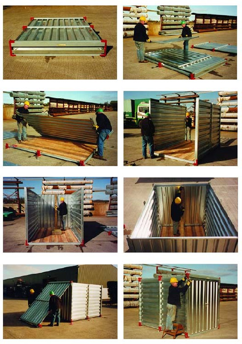 Montage des Containers - Montageanleitung